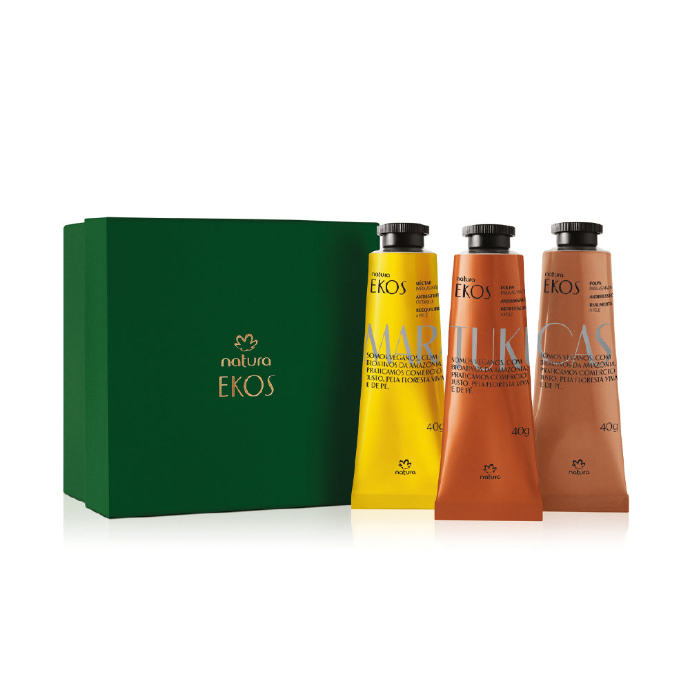 Natura Ekos Hand Cream Trio Set 3x40g – Pure Brazil