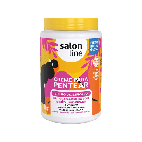 Salon Line Wet Shine Leave-In Cream 1kg – Pure Brazil